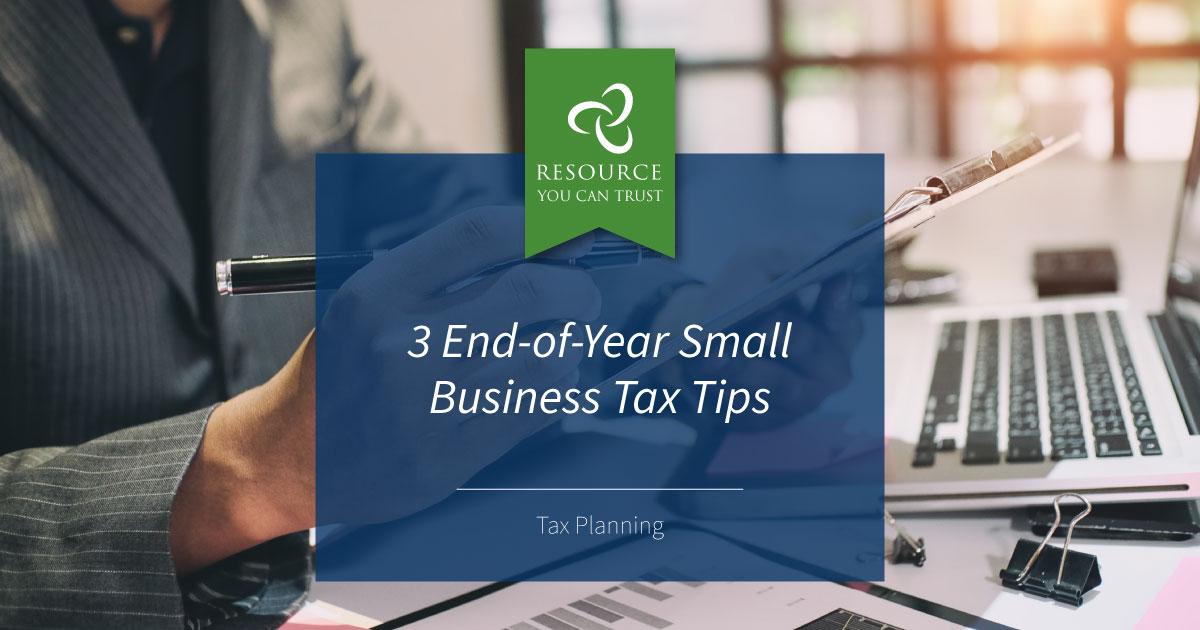 3 End-of-Year Small Business Tax Tips — Chatterton & Associates