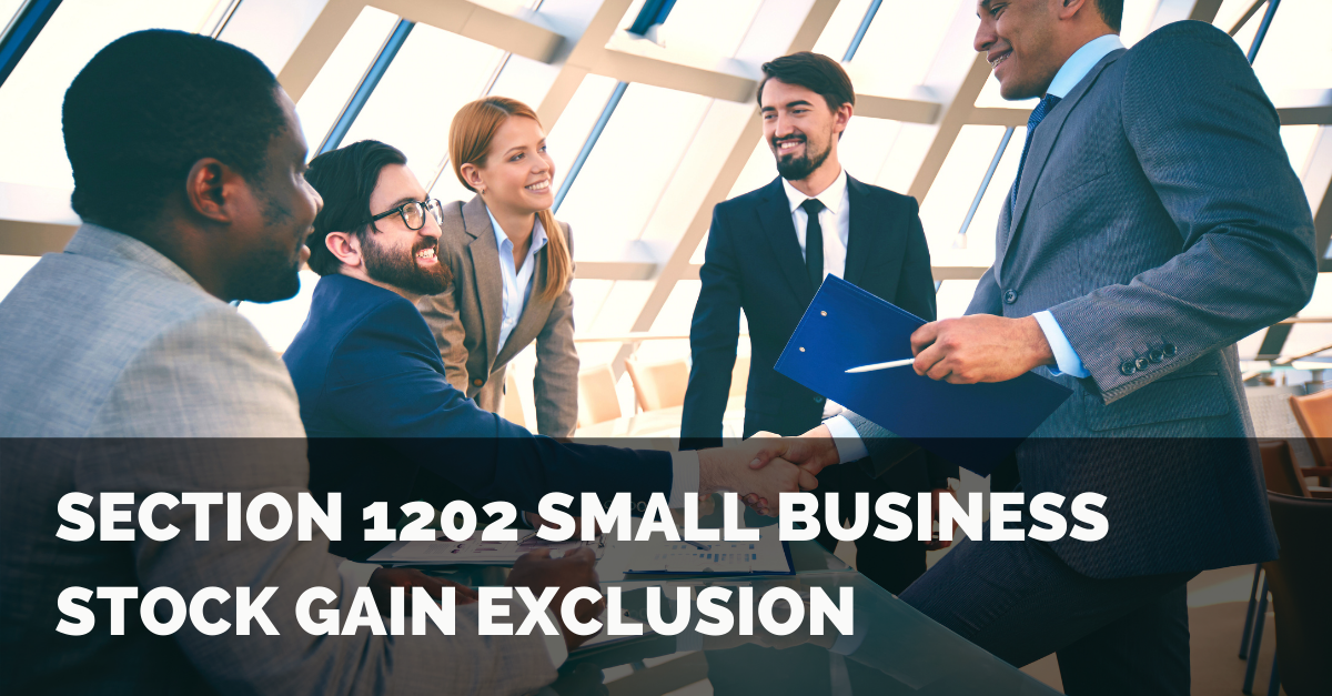 Section 1202 Small Business Stock Gain Exclusion — Delta Wealth Advisors