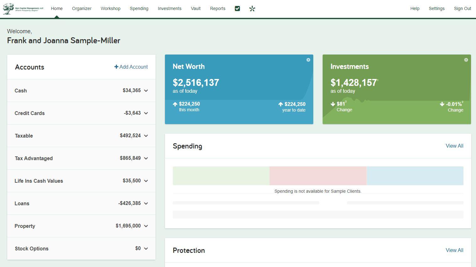 Wealth 360 - Your Personal Financial Website — Herr Capital Management, LLC