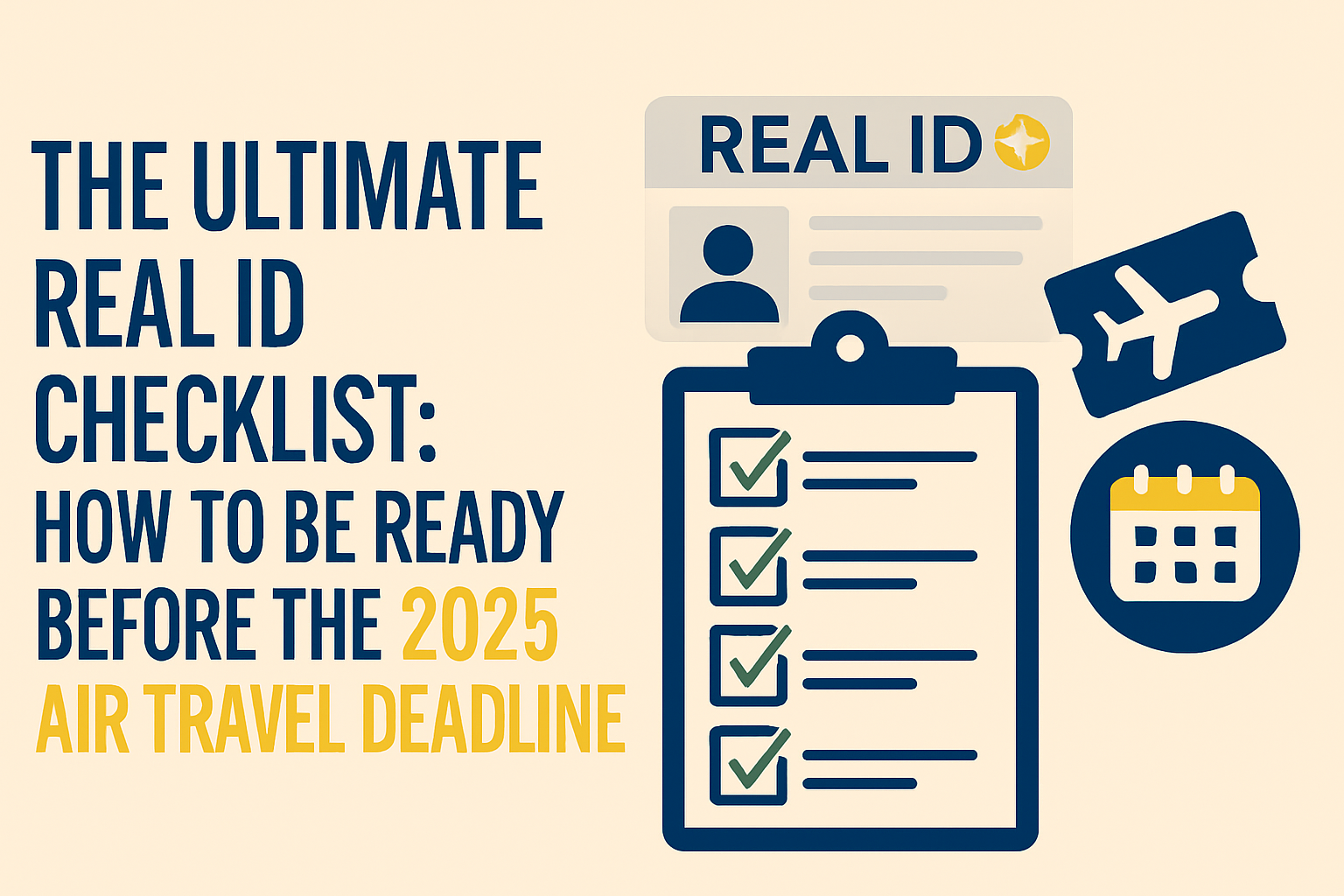 The Ultimate Real ID Checklist: How to Be Ready Before the 2025 Air ...