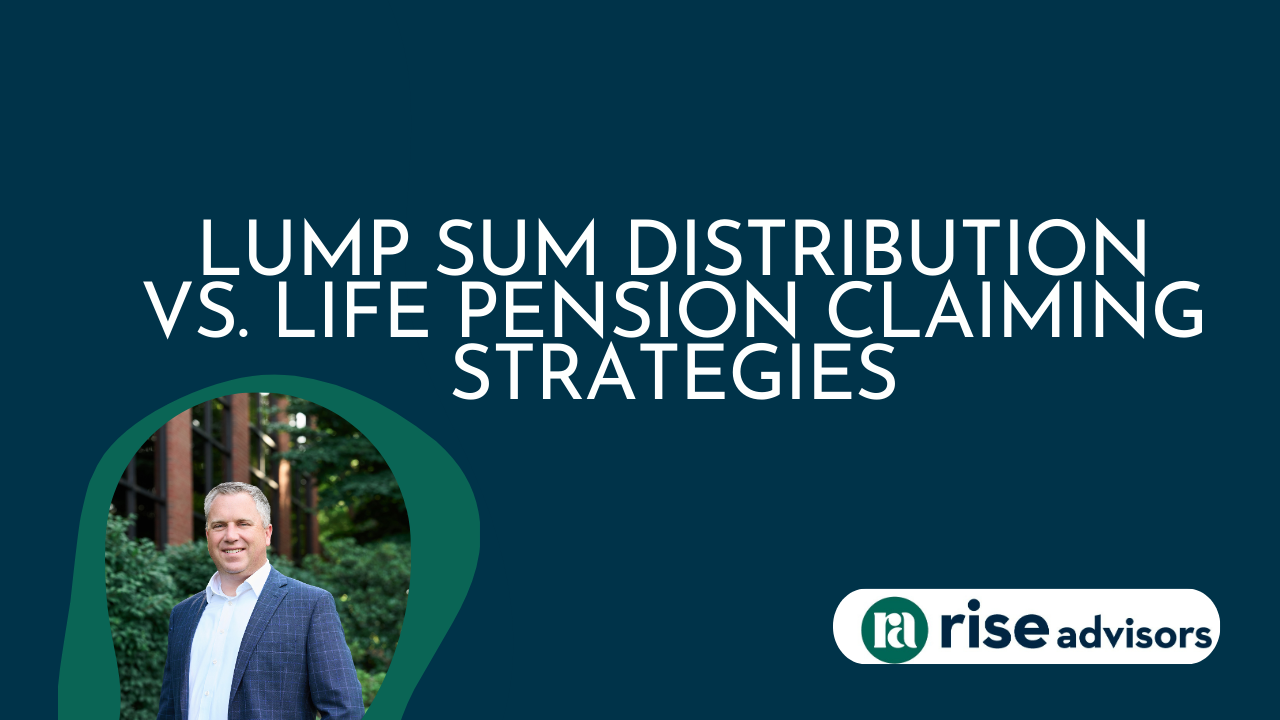 Lump Sum Distribution vs. Life Pension Claiming Strategies
