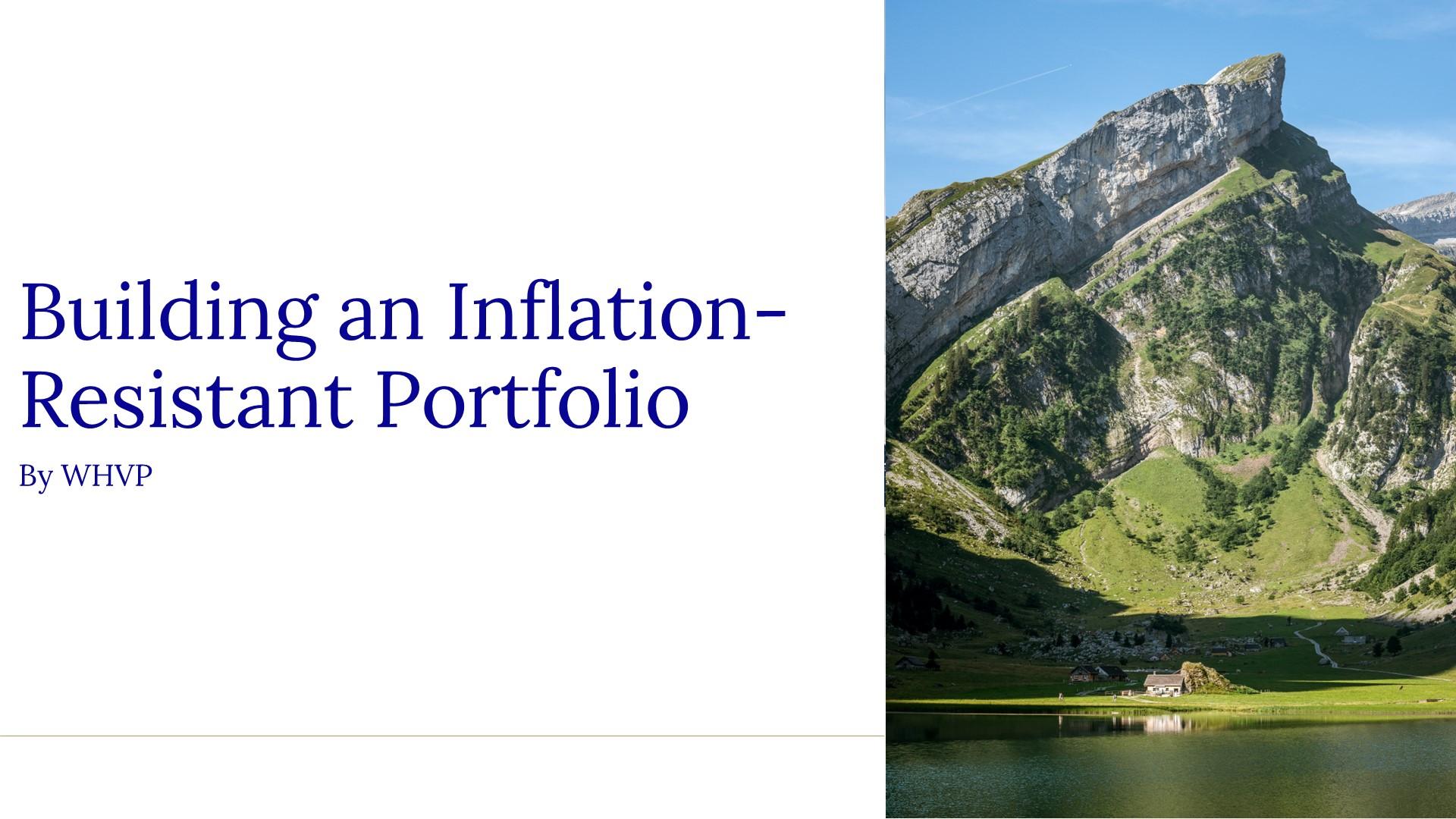Webinar: Building an Inflation-Resistant Portfolio — WHVP
