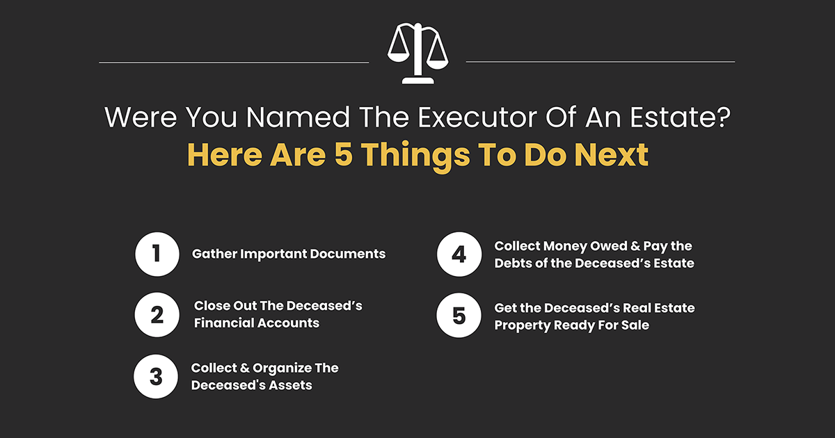 [Infographic] Were You Named the Executor of an Estate? Here Are 5 ...